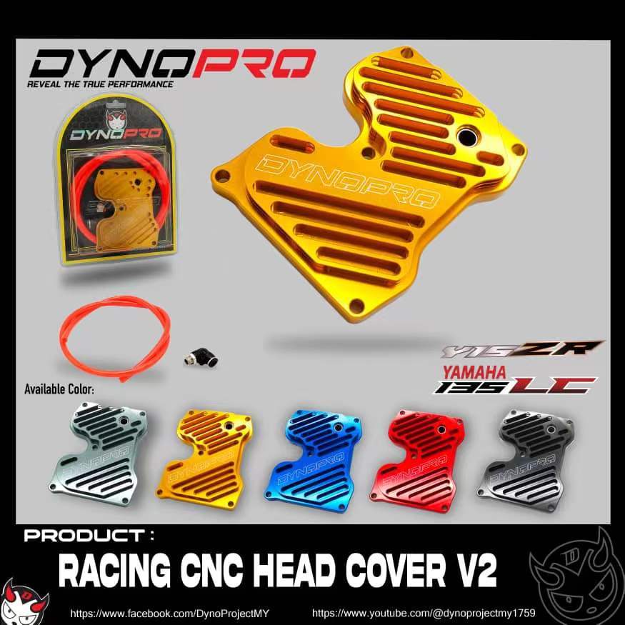 DYNOPRO RACING HEAD COVER CNC V1 / V2 Y15ZR LC135 LC 135 135LC Y15Z Y15 ...