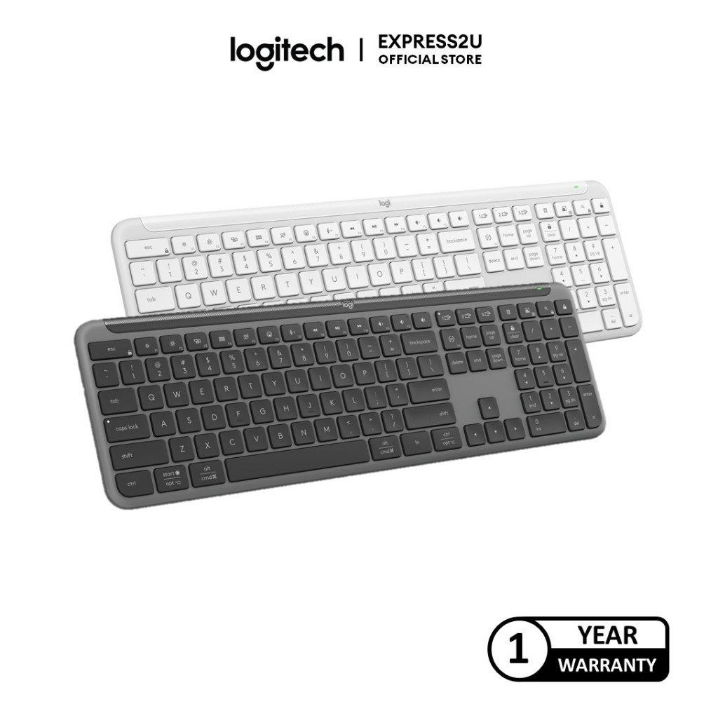 LOGITECH SIGNATURE SLIM KEYBOARD K950 SEAMLESSLY SWITCHABLE BETWEEN ...