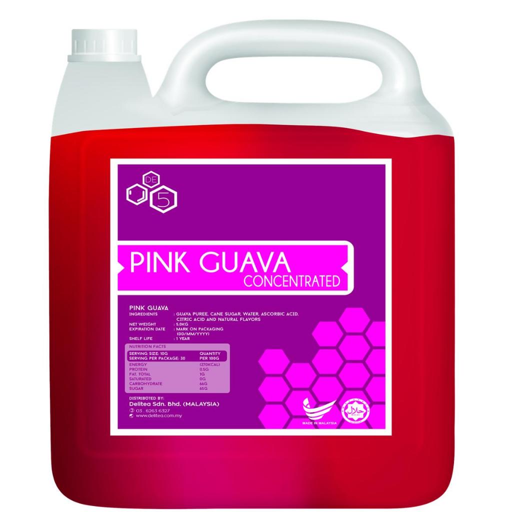 PINK GUAVA FRUIT JUICE CONCENTRATE 5KG / MINUMAN BALANG / DRINK BASE ...