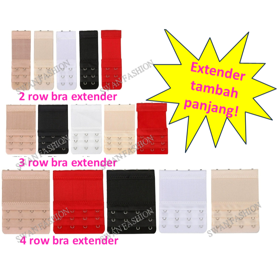 [Malaysia Ready stock️] S0171 Bra extender hook 2 row 3 row 4 row ...