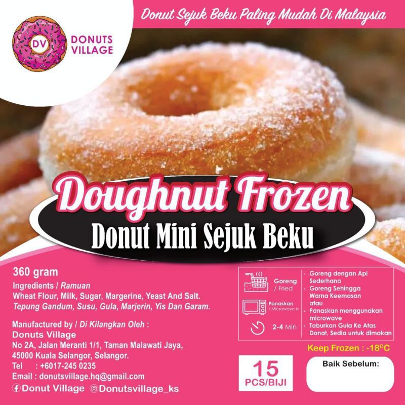 DONUT MINI FROZEN 15 PCS | Shopee Malaysia