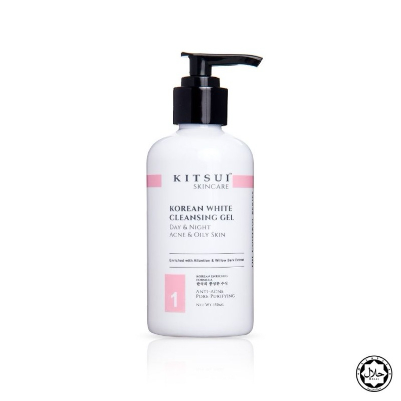 Kitsui Korean White Oil Control Series Cleansing Gel 150ml | Shopee ...