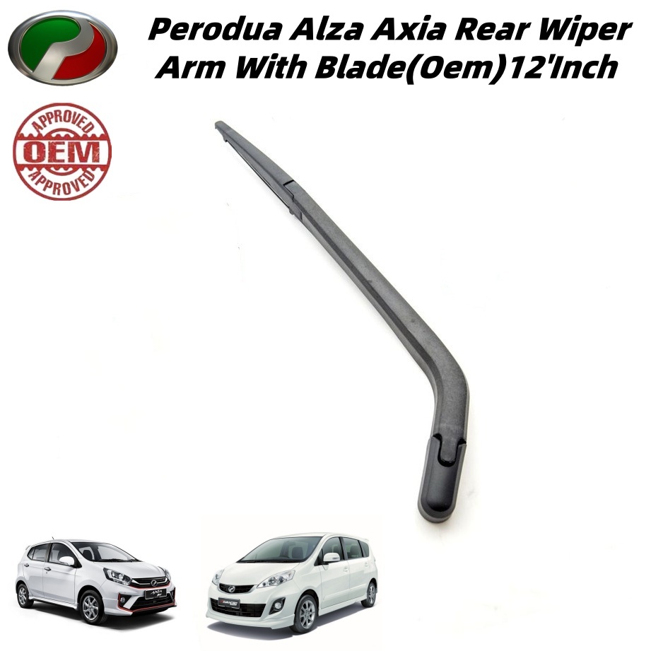 Perodua Alza Axia Rear Wiper Arm With Blade(Oem)12'Inch | Shopee Malaysia