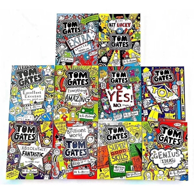 Tom Gates the Amazing Collection tomgates By Liz Picho (10 Book Sets ...