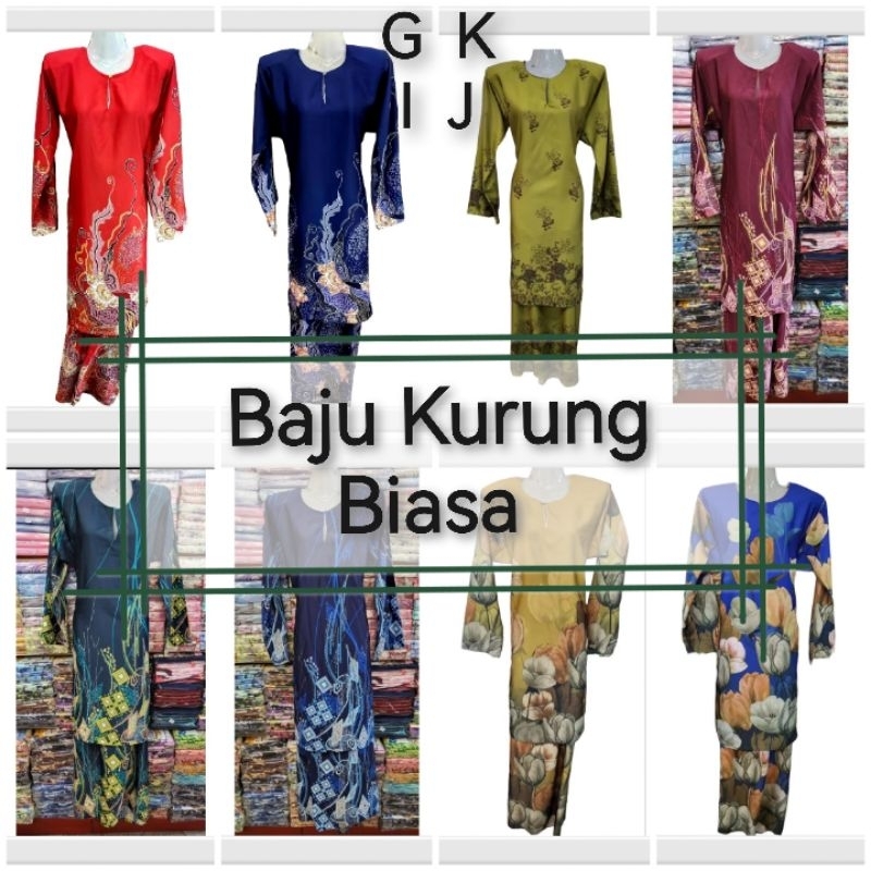 GKIJ [1]Baju Kurung Pesak Kain Susun Tepi Corak Batik dan lain-lain ...