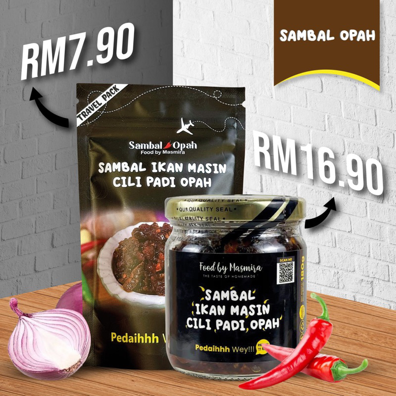 Sambal Ikan Masin Ikan Kurau Cili Padi Opah Food by Masmira Ready to ...