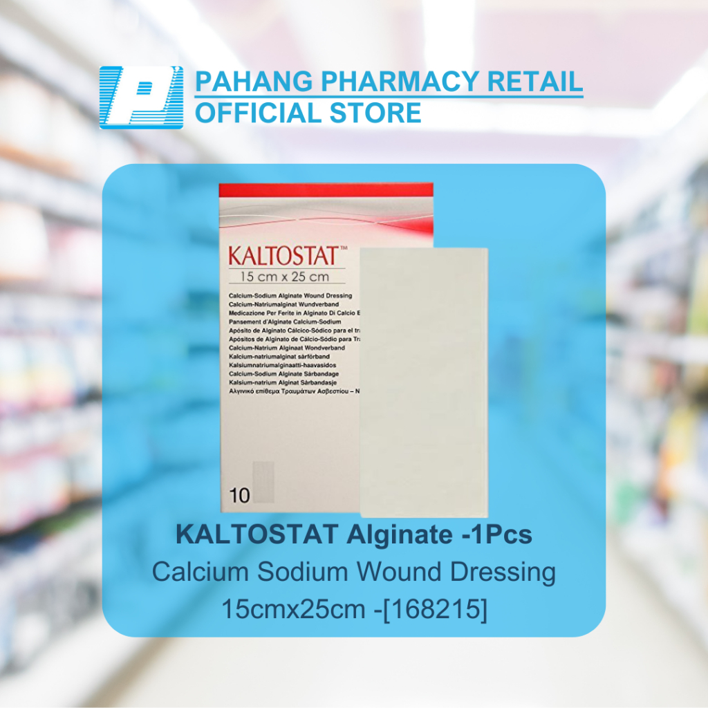 KALTOSTAT Alginate Calcium Sodium Wound Dressing 15cmx25cm 1Pcs ...