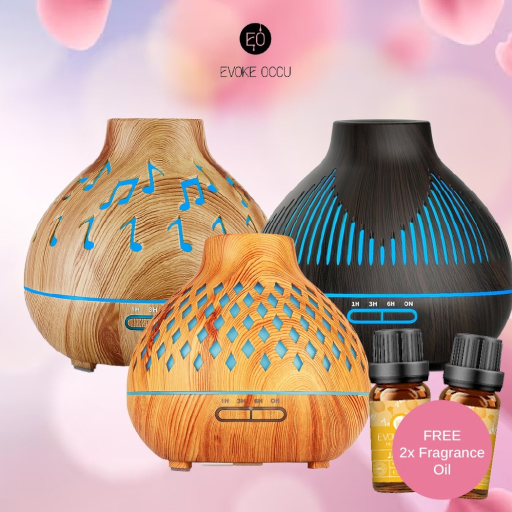 Evoke Occu Ultrasonic Aroma Diffuser Air Humidifier FREE Remote Ready ...