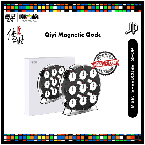 [JPEARLY] QIYI Magnetic Clock SpeedCube WCA Offical Puzzle [ World ...
