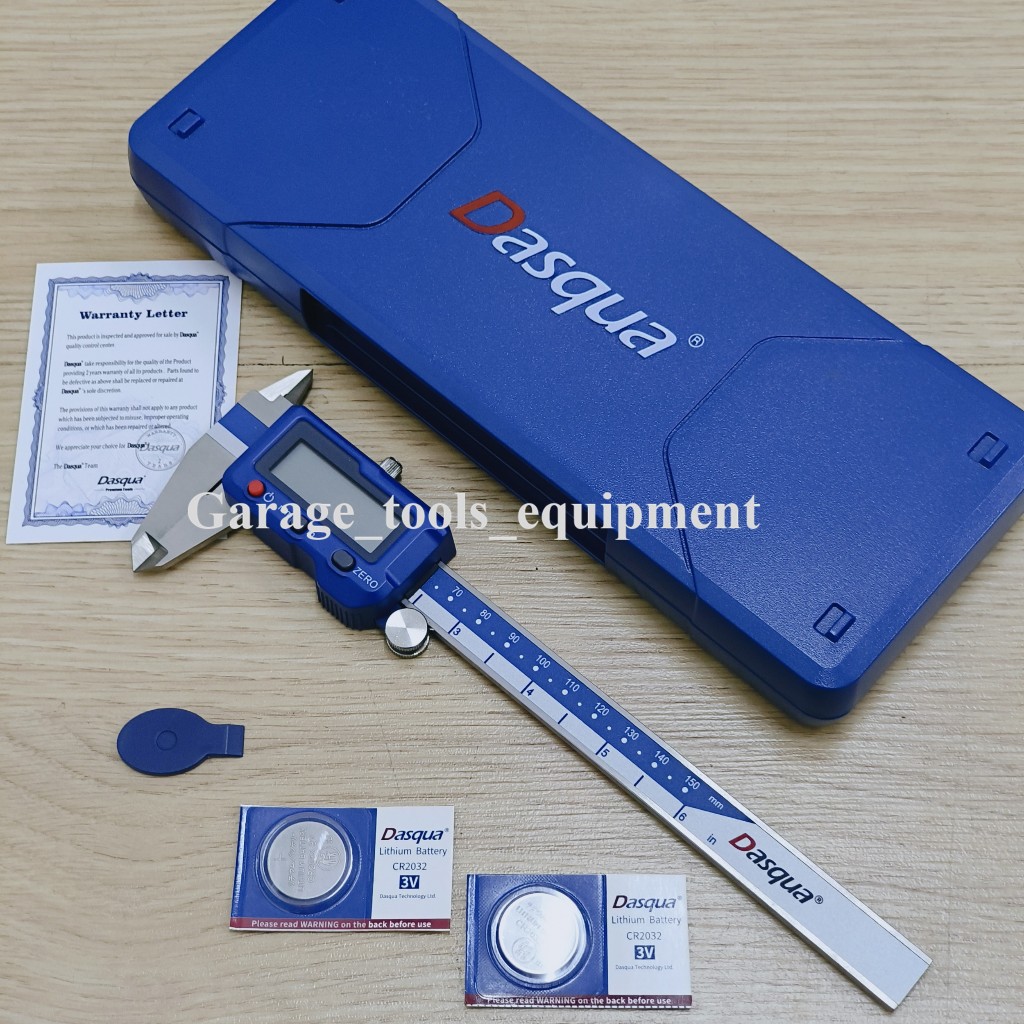 Dasqua Heavy-Duty 6" 8" 12" Big Screen Digital Vernier Caliper | Italy ...