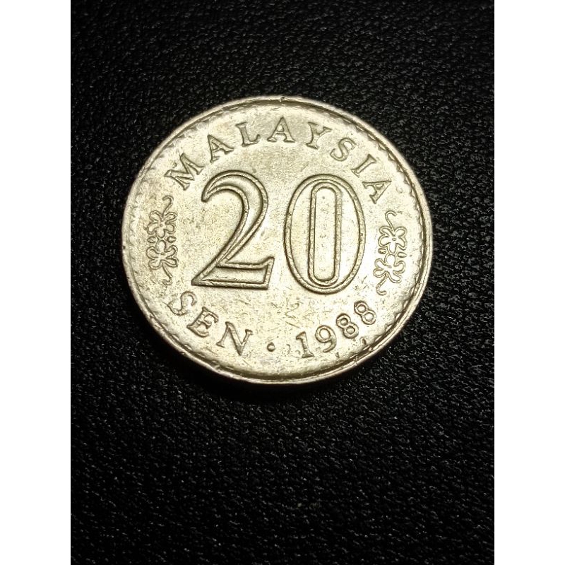Malaysia syiling 20sen/1988(error) | Shopee Malaysia