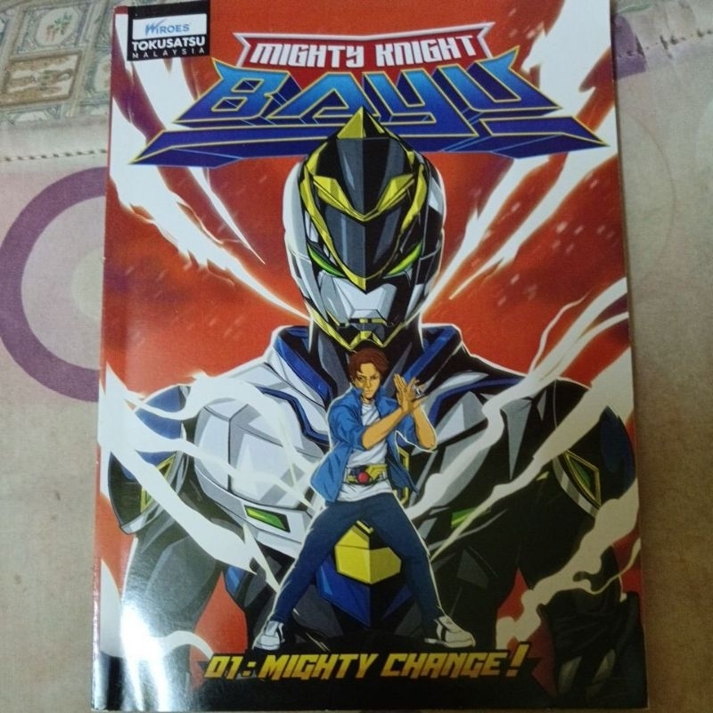 Preloved Komik Tokusatsu Malaysia Mighty Knight Bayu No. 1 keluaran ...
