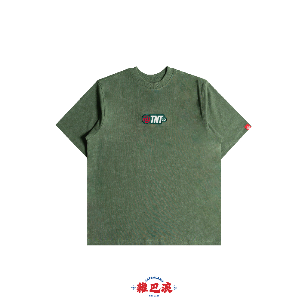 Tntco | Acid Washed Logo Tee (Green) | Shopee Malaysia