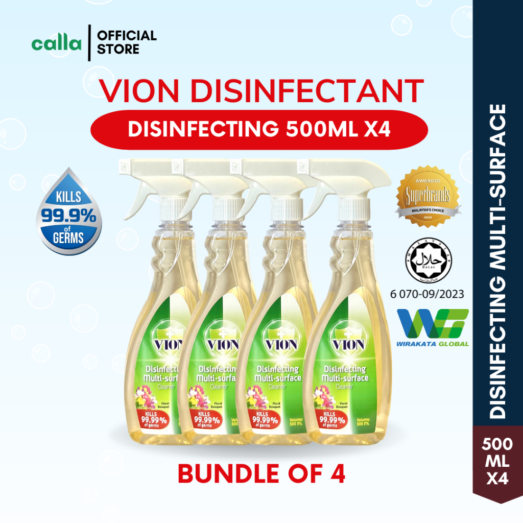 VION Disinfectant Spray: Disinfecting Multi-surface Cleaner Floral ...