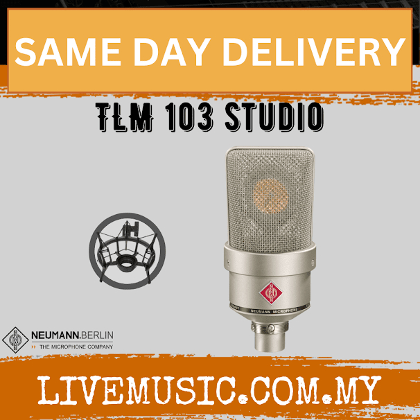 Neumann TLM 103 Studio Set Large-Diaphragm Condenser Microphone - Matte ...