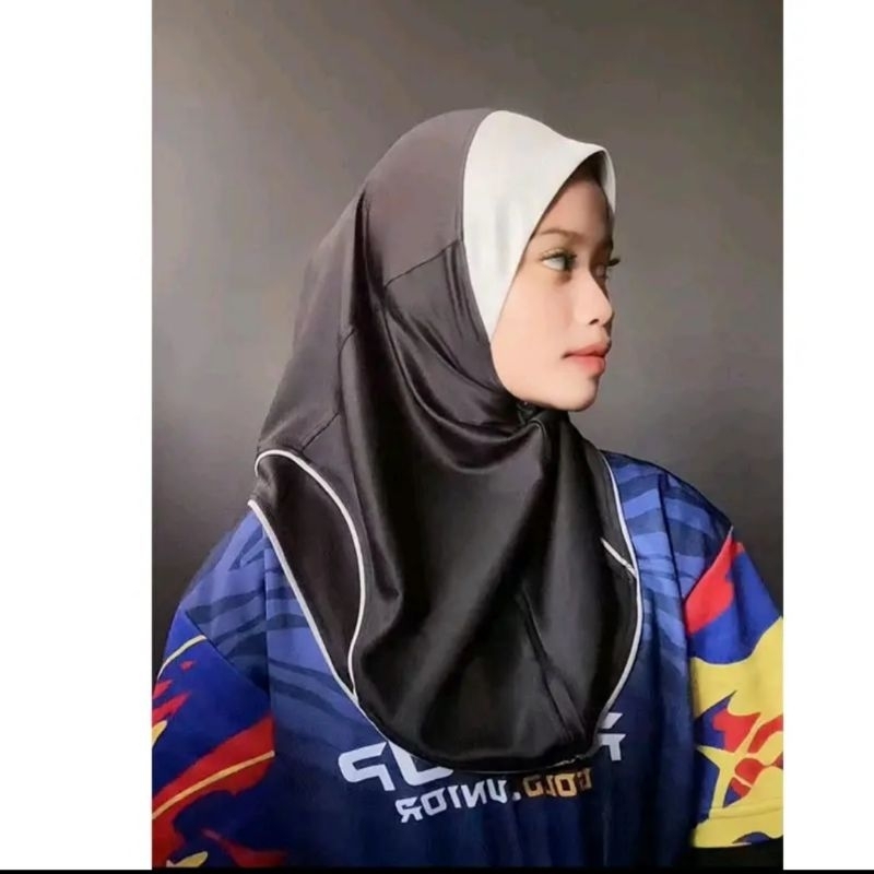 new sport tudung sukan 3 tone ready stock | Shopee Malaysia