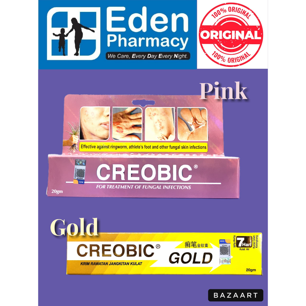 Creobic Pink / Creobic Gold for Fungal Infections ( 10g / 20g ...
