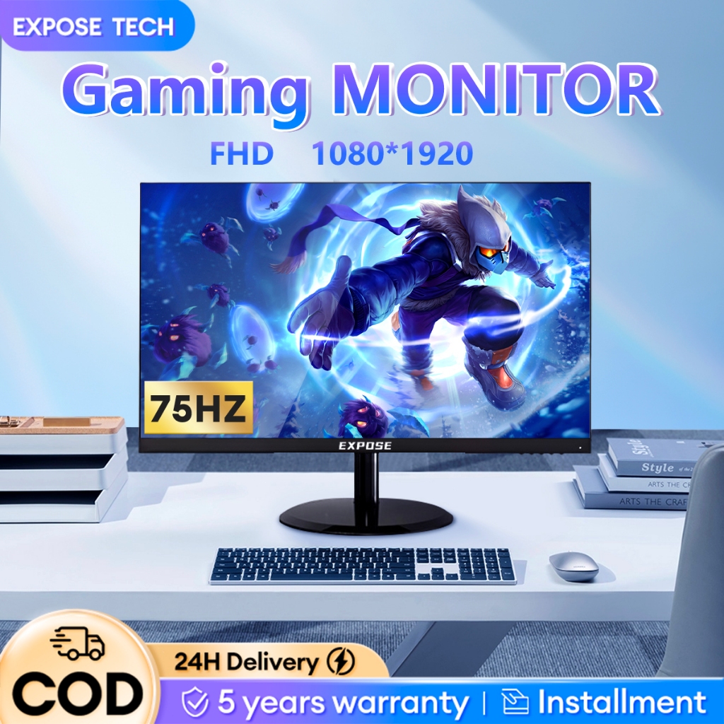 EXPOSE Monitor PC Gaming monitor 19-27 Inch Flat PC 75Hz Home and ...