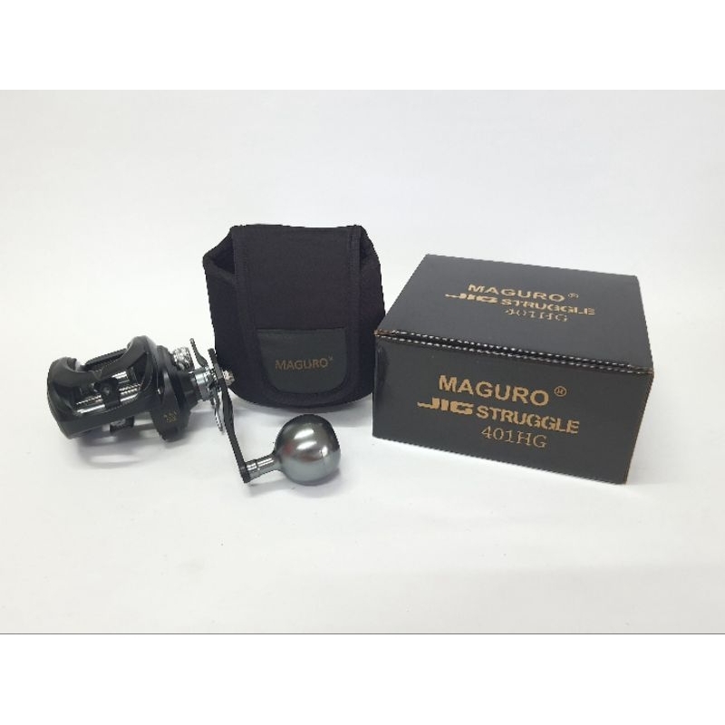 Maguro Jig Struggle 401HG Jigging BC Reel (New 2024) | Shopee Malaysia