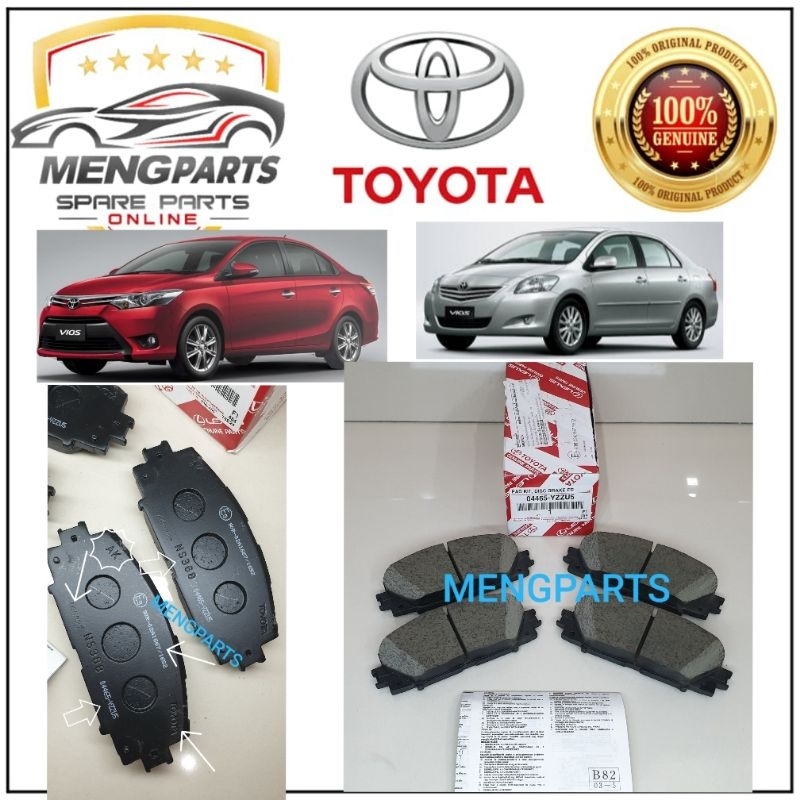 ORIGINAL 💯% TOYOTA VIOS NCP93 NCP150 2007Y-2018Y J SPEC & E SPEC FRONT ...