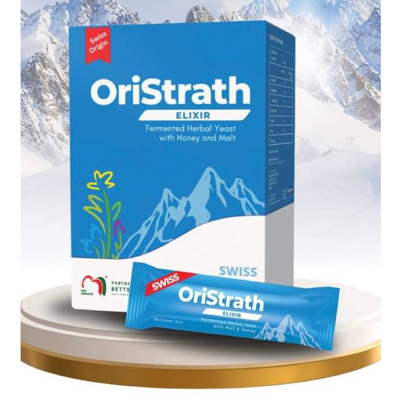 OriStrath Elixir Herbal Yeast Food Supplement (10ml x 25 sachets) 100% ...