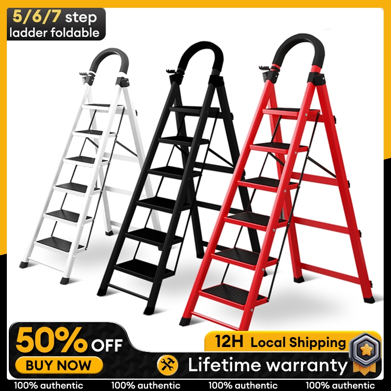 Tangga Lipat 8 Step Ladder Foldable heavy duty Hagdanan Folding ...