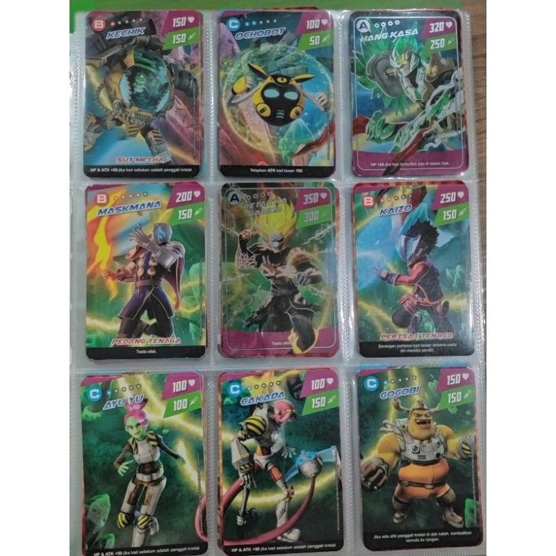 POSTER SET LENGKAP BOBOIBOY {RETAKKA GAMMA} | Shopee Malaysia