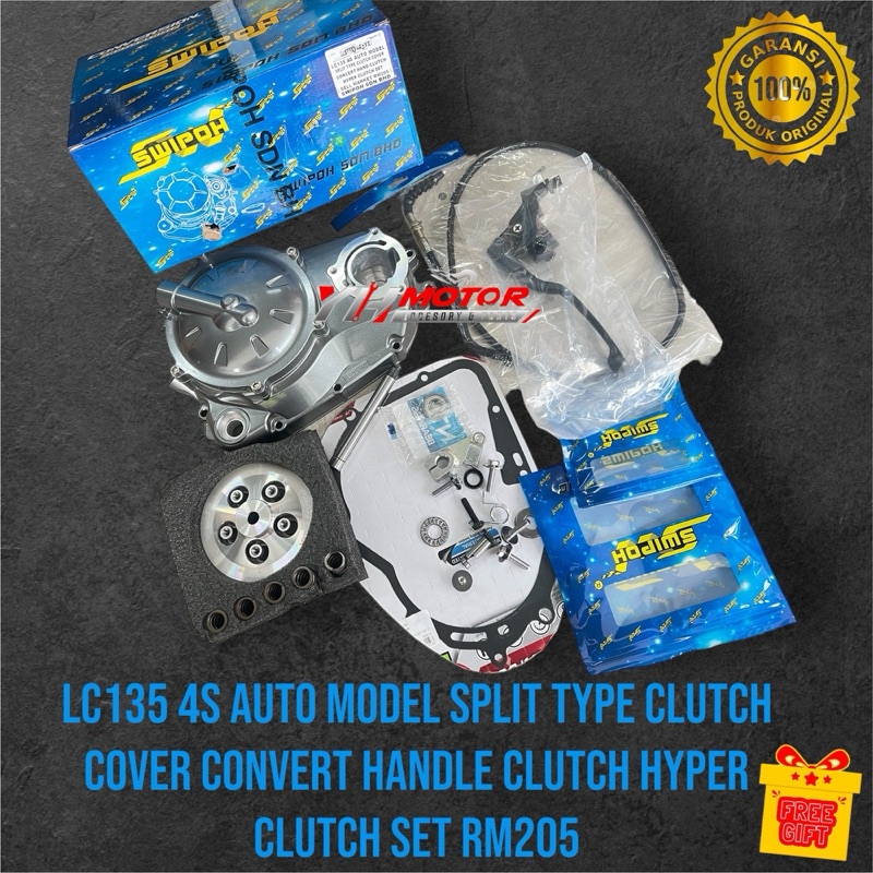 LC135 4s auto model split type clutch cover convert hand clutch hyper ...