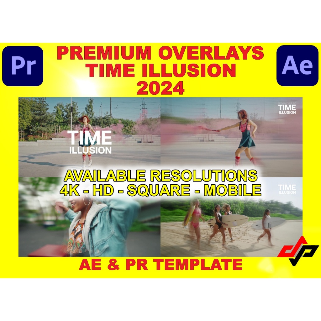 [PR AE Template] 2024 Time Illusion Premium Overlays Template for ...