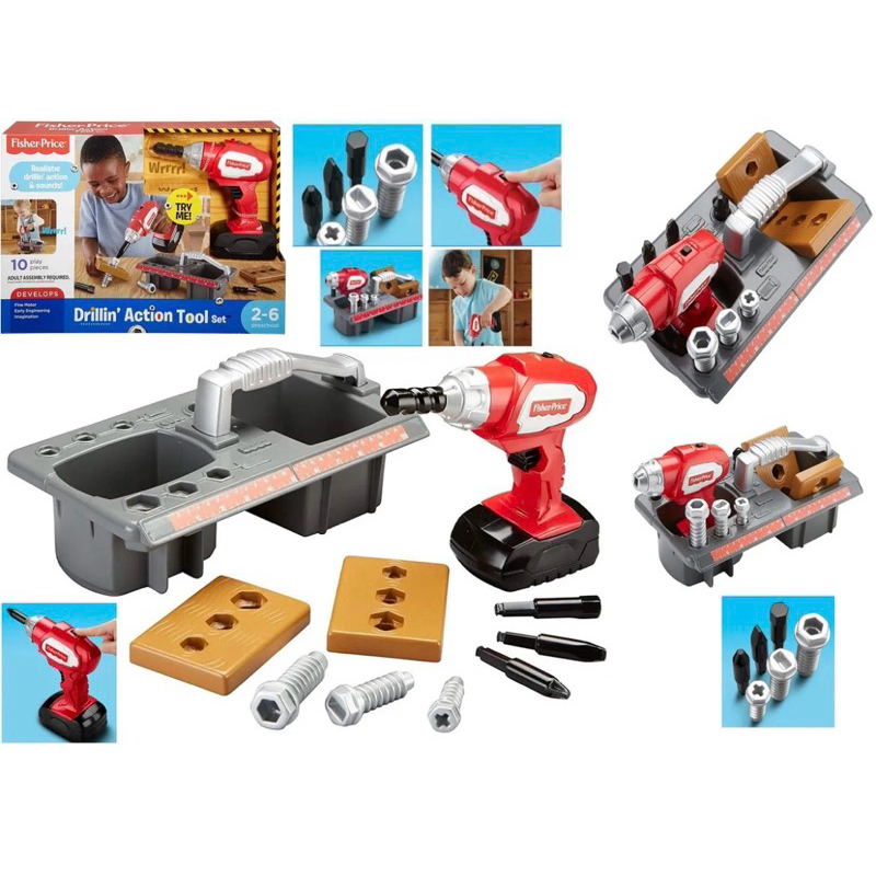 Fisher- Price Drillin Action Tools Set | Shopee Malaysia