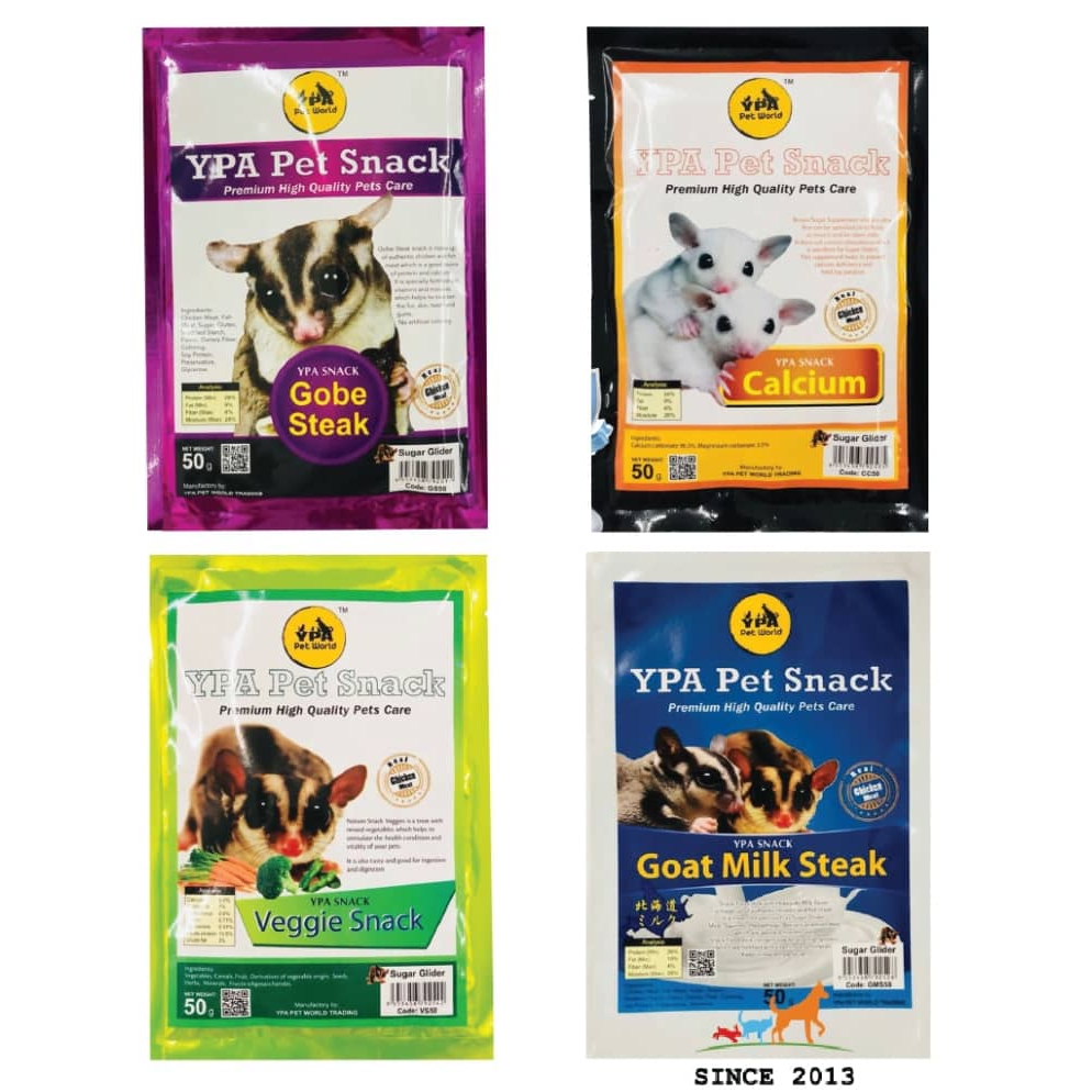 YPA PET SNACK (calcium , goat milk , gobe steak , veggie snack ...