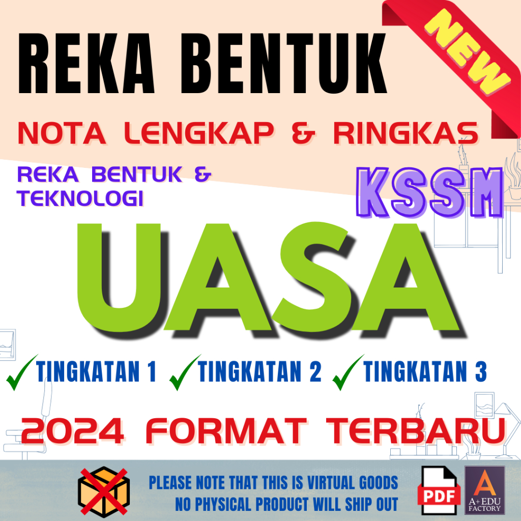 [📚PDF] NOTA LENGKAP REKA BENTUK & TEKNOLOGI TINGKATAN 1, 2, 3 [UASA] A+ ...