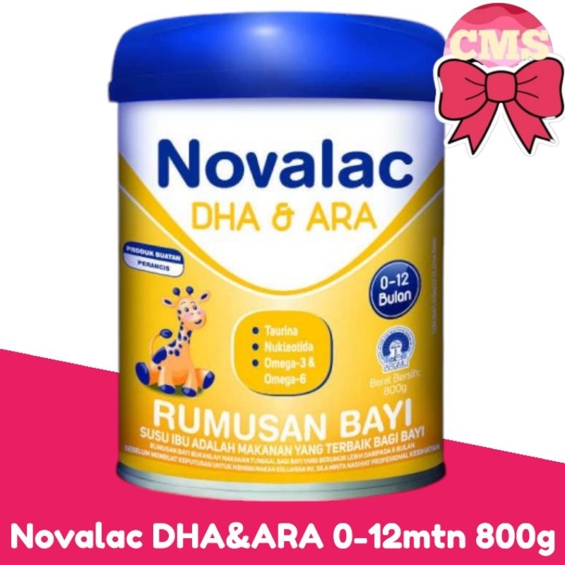 NOVALAC DHA&ARA 0-12MONTH 800G | Shopee Malaysia