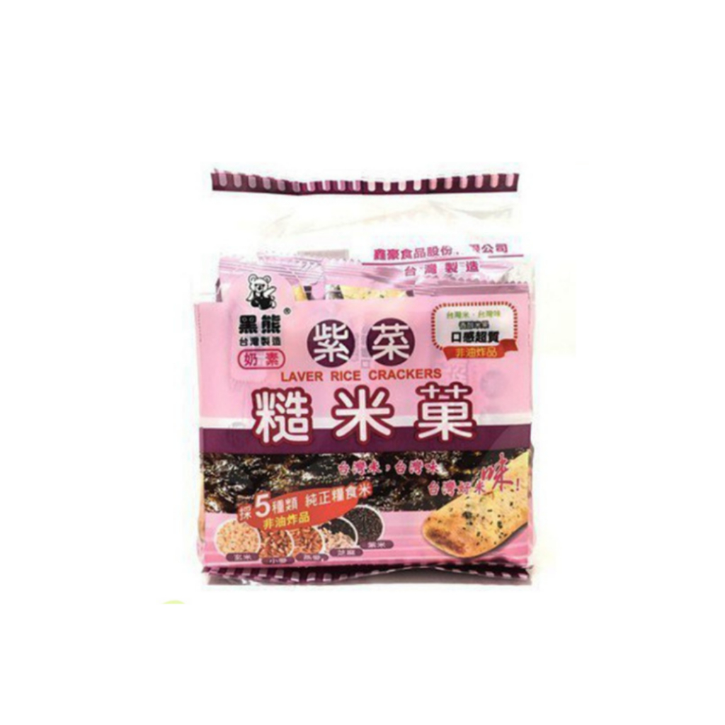 Lohas Taiwan Laver Rice Crackers 紫菜糙米果（奶素） 160g | Shopee Malaysia