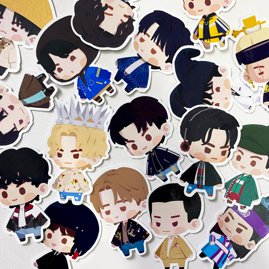 In The Seom Sticker (7pcs) Member Jungkook JK Taehyung V JHope Jin RM ...