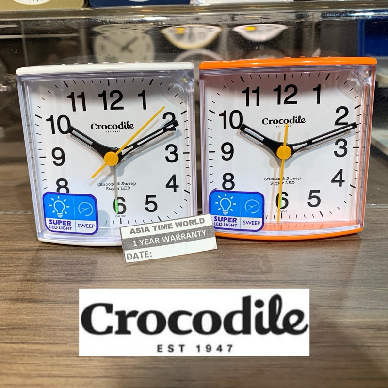 [Ready Stock] Crocodile CLCAL002 Alarm Clock (100% Original) | Shopee ...