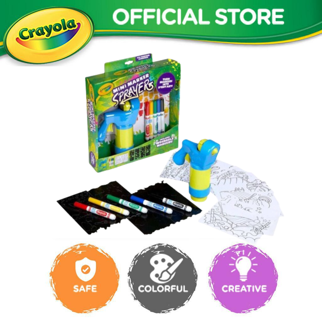 Crayola Mini Marker Sprayer For Ages 6 Years and up | Shopee Malaysia