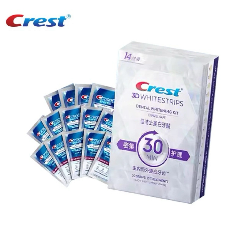 3D WHITE Gentle Routine White Strips「For sensitive」 | Shopee Malaysia