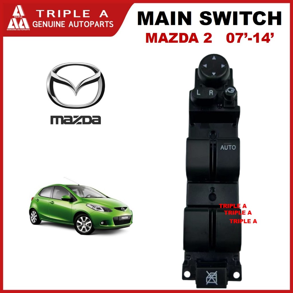 [ TRIPLE A ] D652-66350A D651-66-350A POWER WINDOW SWITCH, SWITCH ...