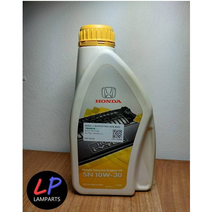 HONDA GENUINE ENGINE OIL 10W30 1L | Shopee Malaysia