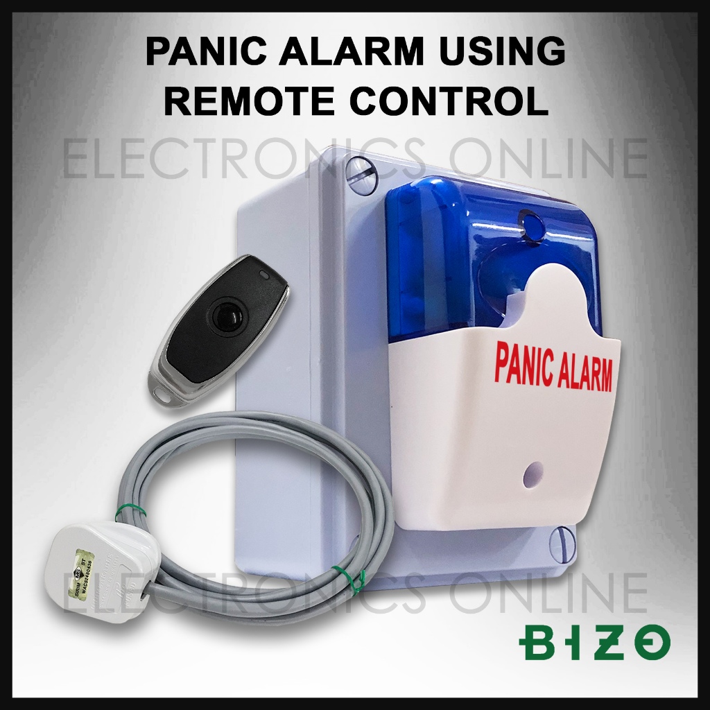 Panic Alarm activate using remote control SOS Emergency Calling System ...