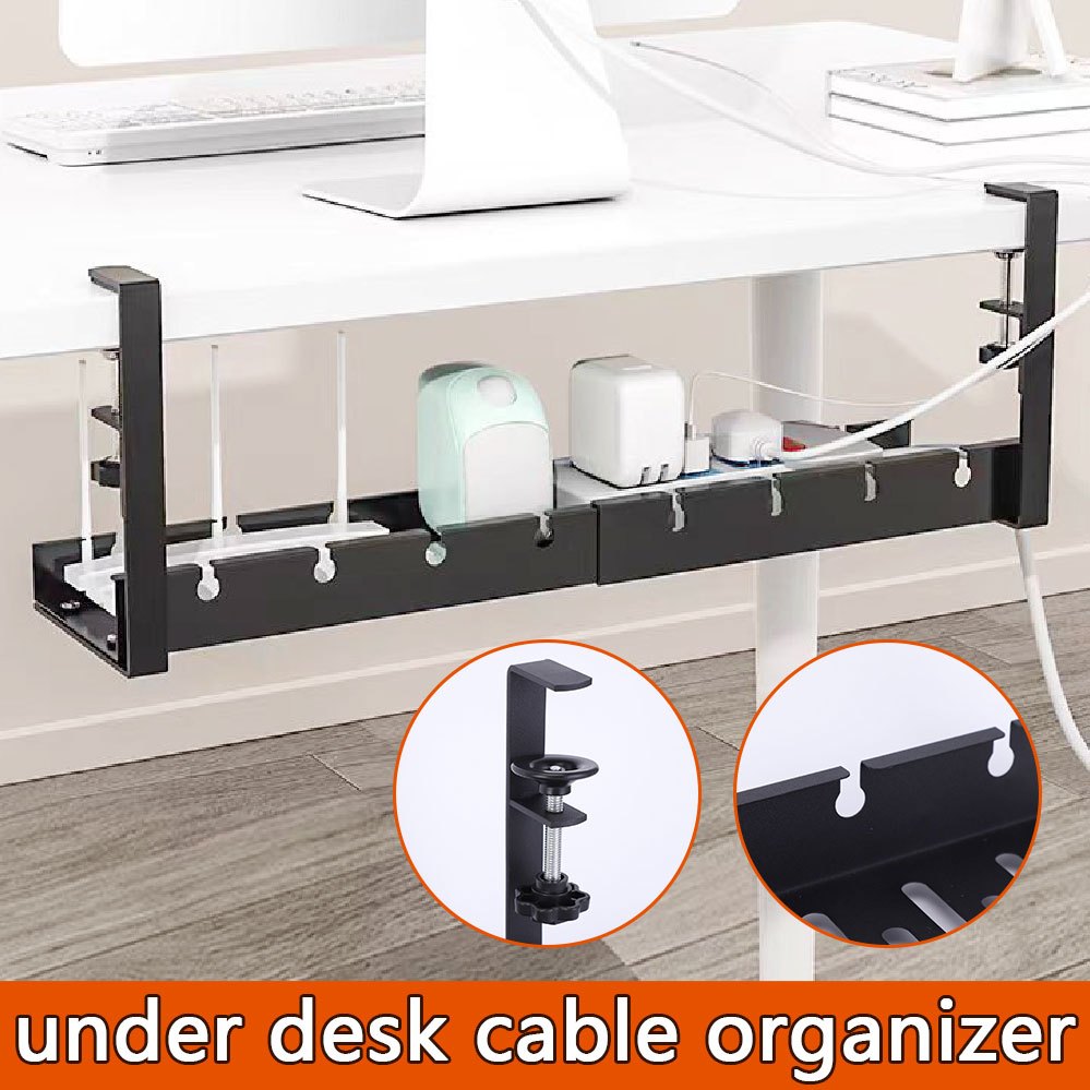 Scalable Cable Management Under Desk No Need to Drill Wire Rack ...