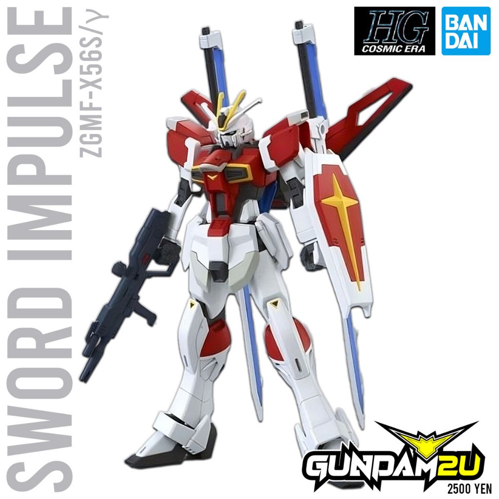 P-BANDAI HG 1/144 Sword Impulse Gundam - High Grade HGCE Gundam SEED ...