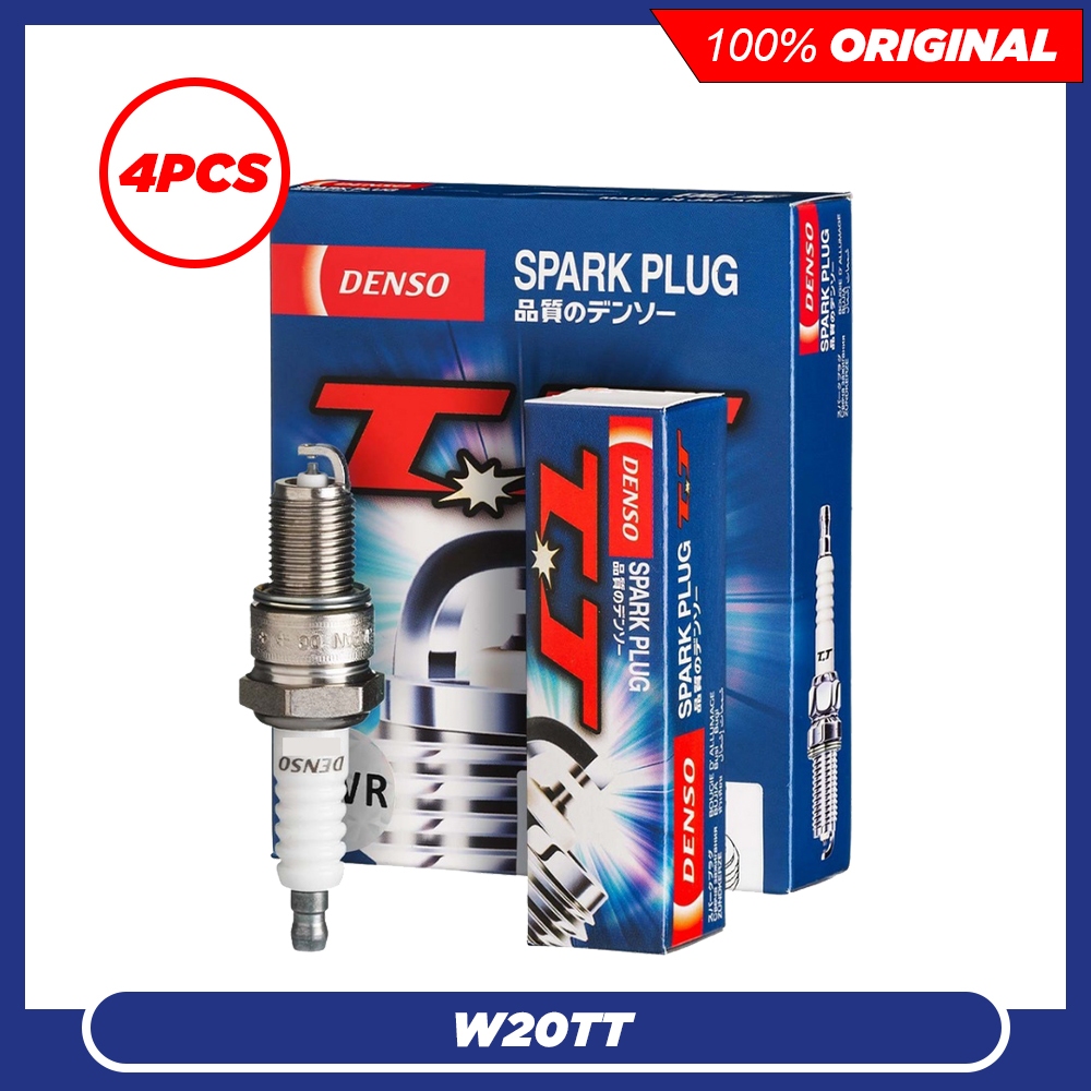 DENSO TT SPARK PLUG W20TT 4602 (4PCS) - WIRA SATRIA | Shopee Malaysia