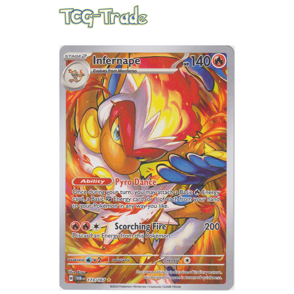 [Pokemon TCG Singles] SV6 Twilight Masquerade - 173/167 Infernape ...