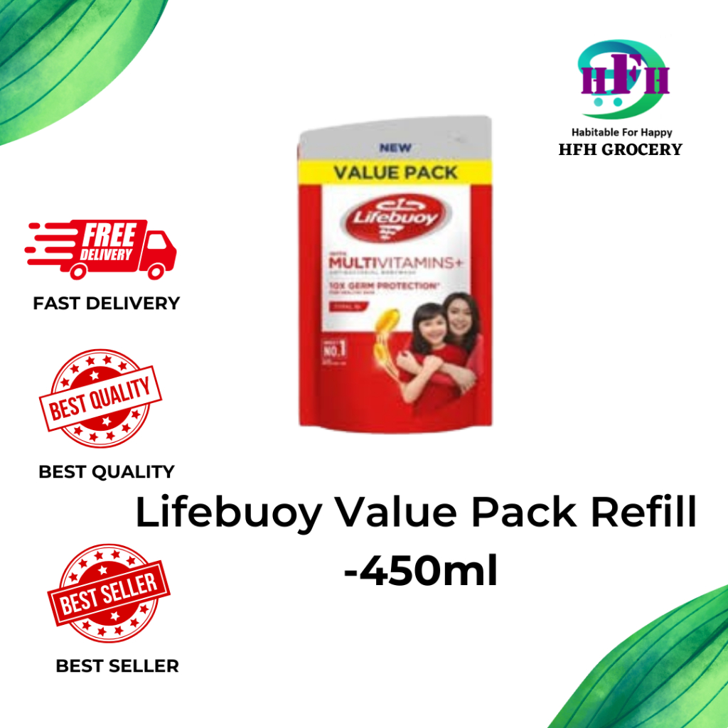 🔥 Lifebuoy Value Pack Refill (450ml) 🔥 | Shopee Malaysia