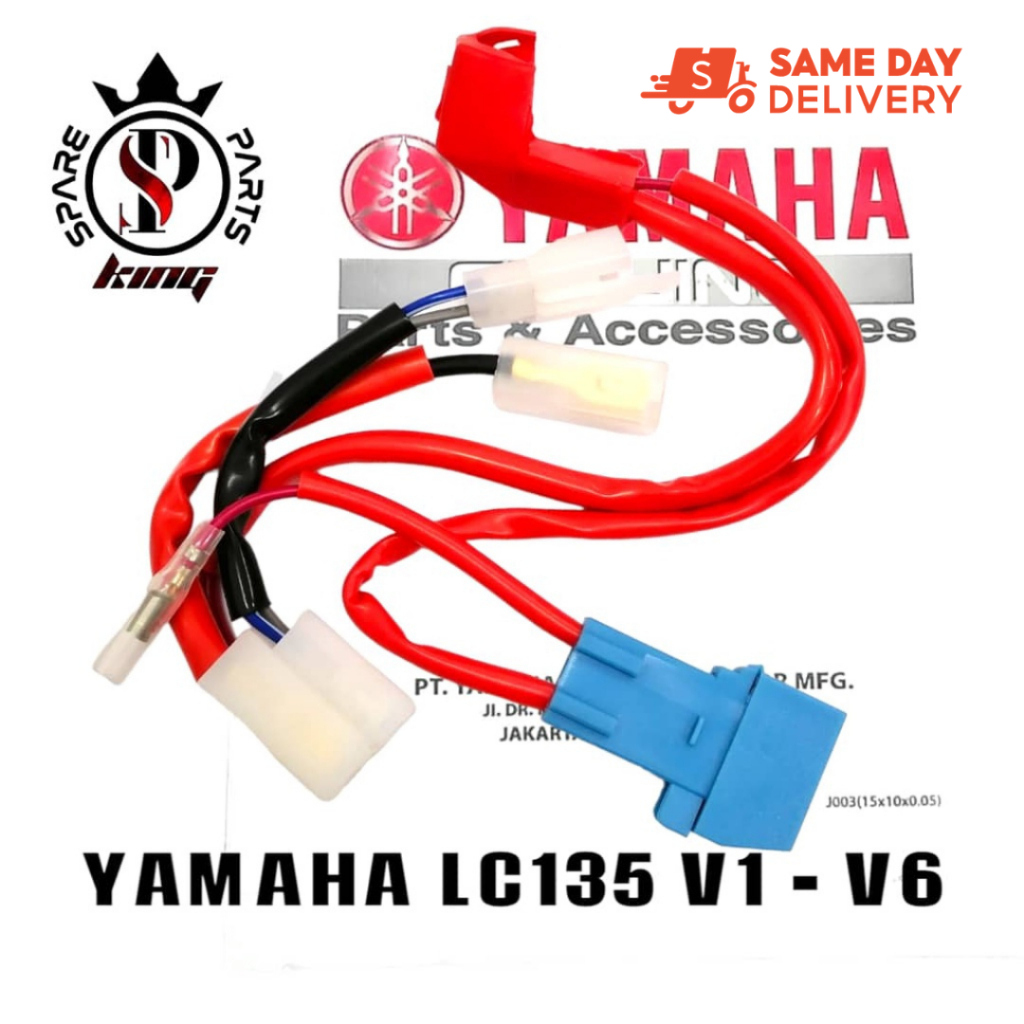 YAMAHA BATTERY WIRE RELAY SOCKET LC135 Y15ZR Y15 STARTER RELAY SOCKET ...