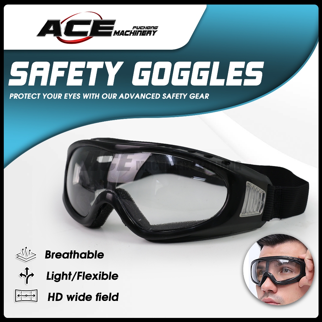SAFETY GOGGLES Eye Protection Work Safety Goggles Clear Eyes Shield ...