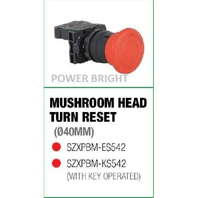 SALZER SZXPBM-ES542 EMERGENCY PUSH BUTTON NC(RED) 22MM | Shopee Malaysia