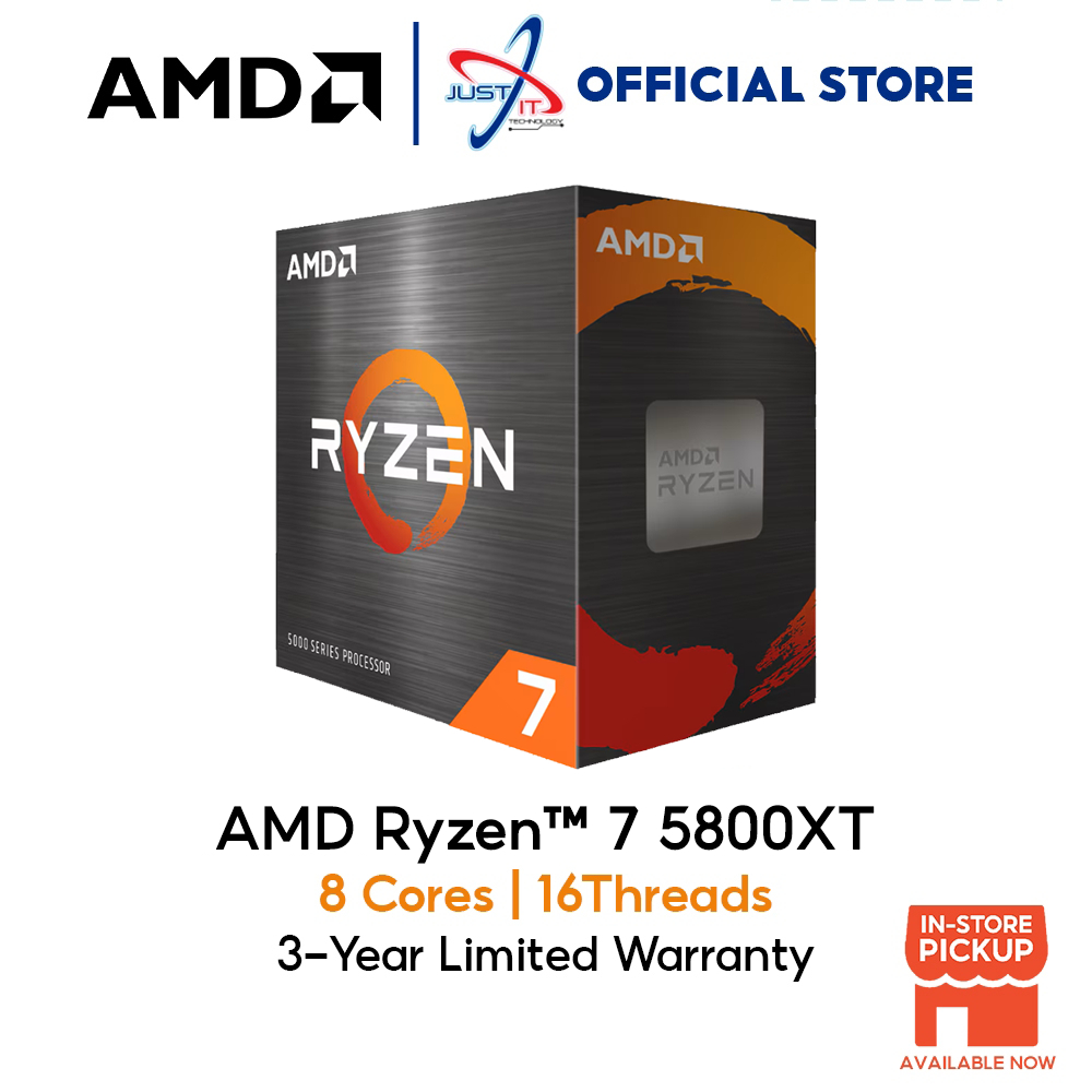 AMD RYZEN 7 5800XT 3.8GHz Up to 4.8GHz 32MB AM4 PROCESSOR | Shopee Malaysia